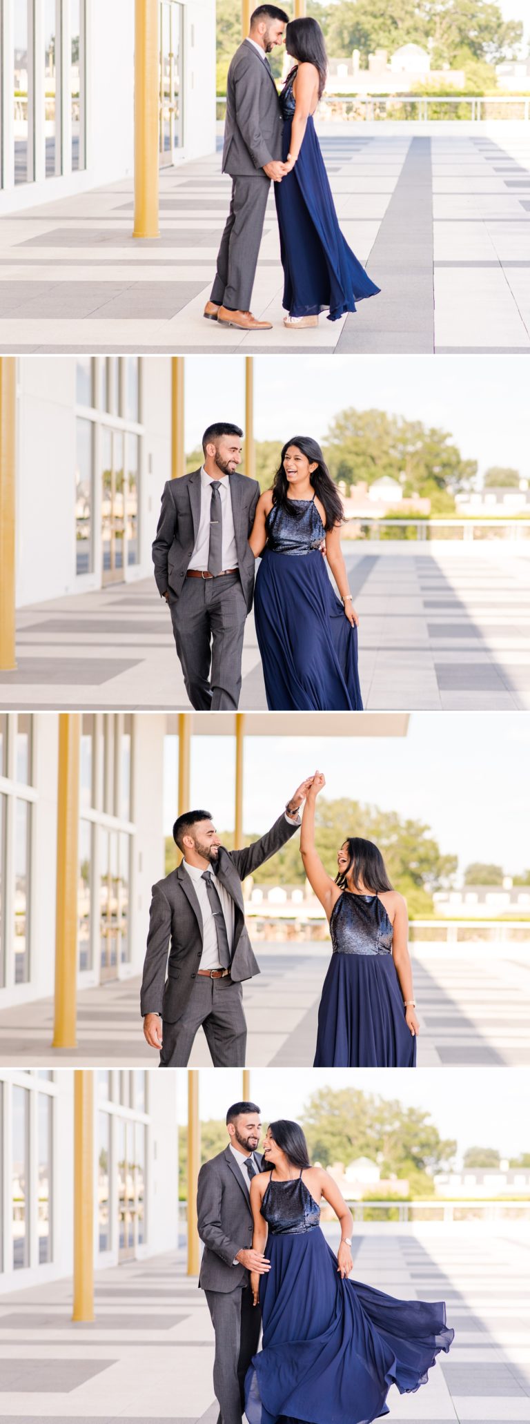 Sachi & Kunal - Kennedy Center D.C. Rooftop Portraits ...